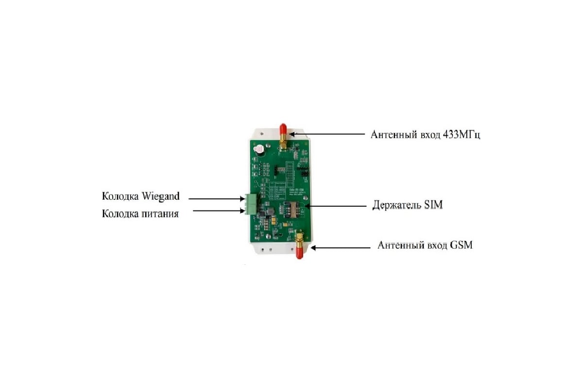 Совмещенный радиоканальный считыватель Gate rx-duo 4008100 - выгодная ...