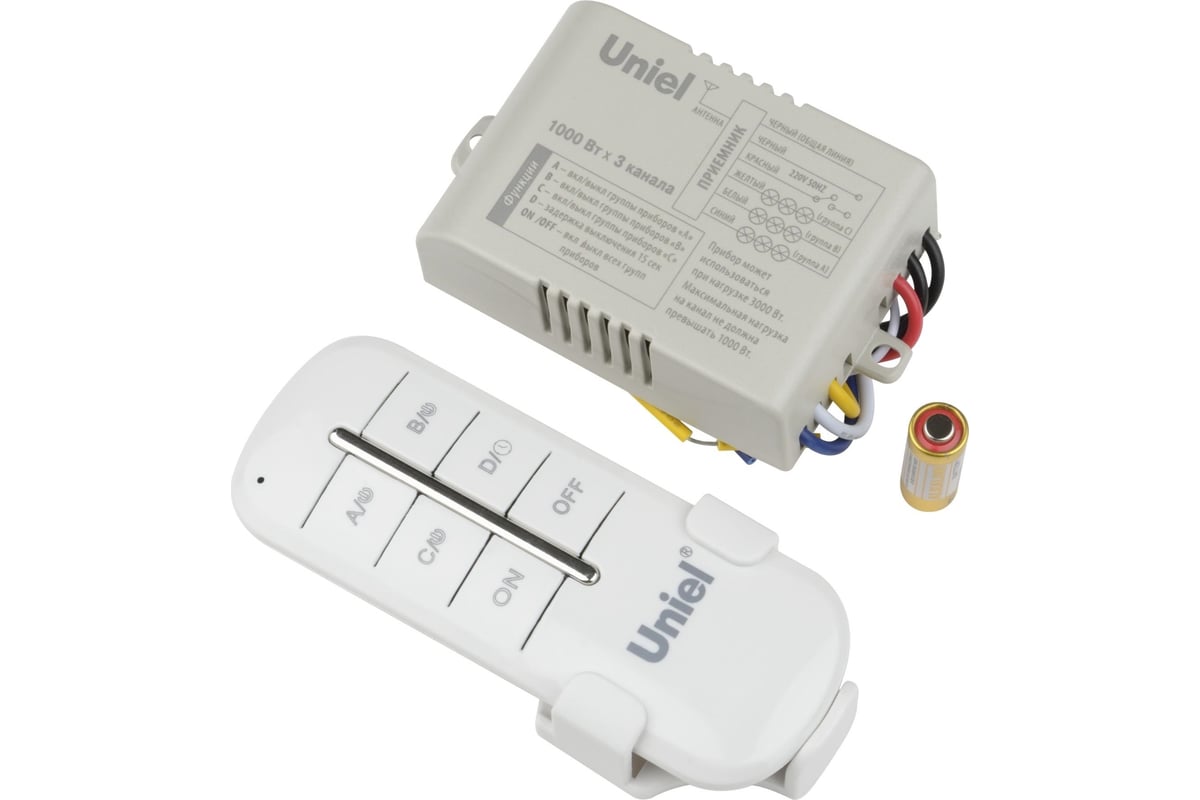 Пульт управления светом Uniel uch-p005-g3-1000w-30m UL-00003634 ...