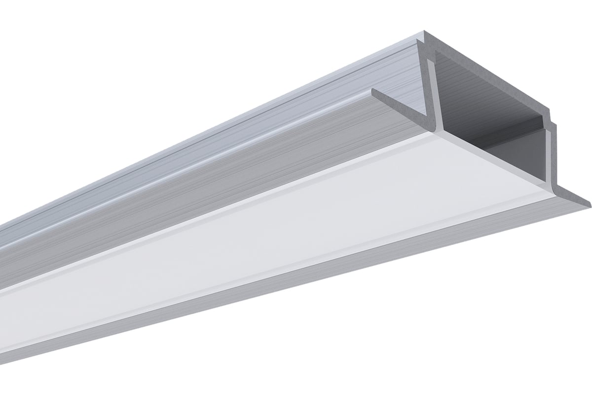 Алюминиевый прямой встраиваемый профиль Apeyron для светодиодной ленты ...