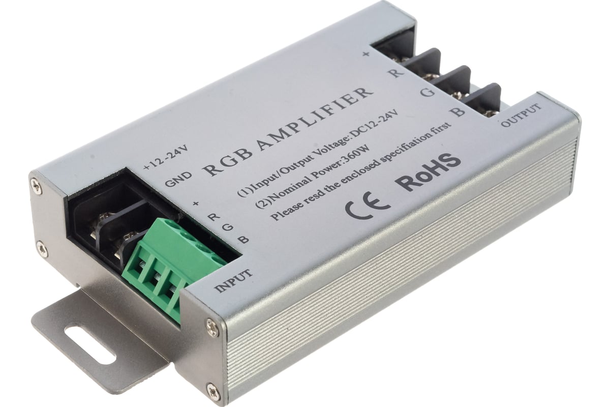 Усилитель ELF RGB 12/24B, 10A/канал AMF-CX - выгодная цена, отзывы ...