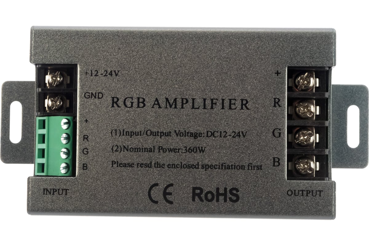 Усилитель ELF RGB 12/24B, 10A/канал AMF-CX - выгодная цена, отзывы ...