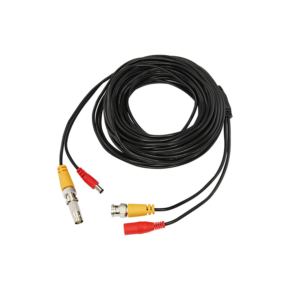 Соединительный кабель для систем видеонаблюдения REXANT bnc + dc питание, длина 18 метров 18 ...