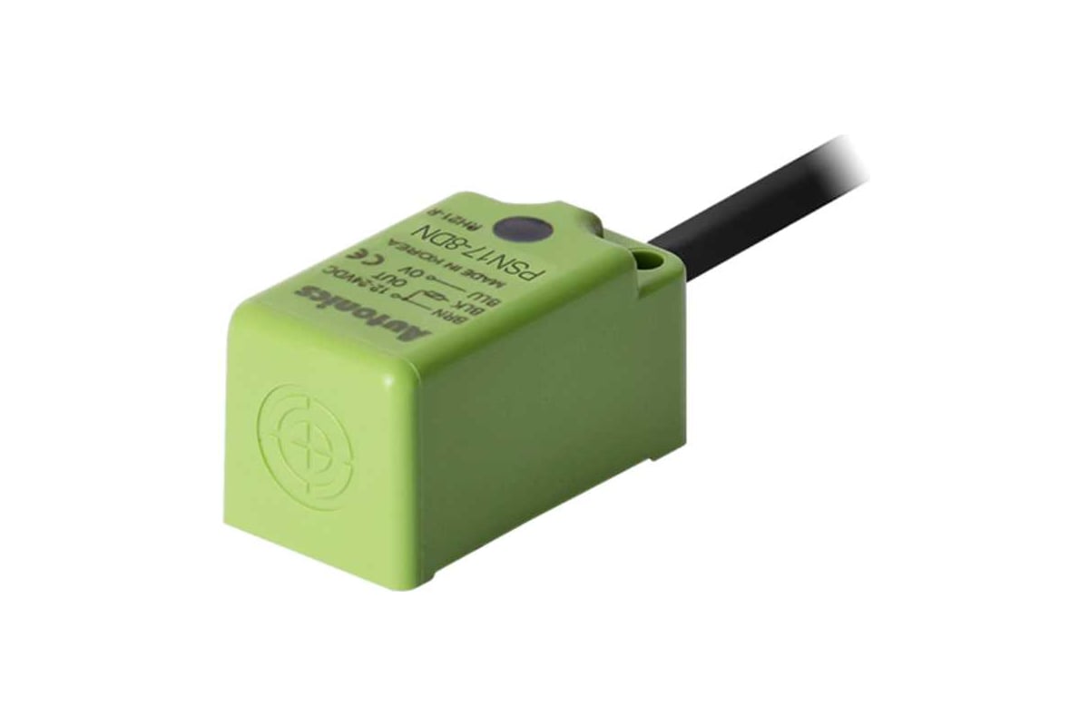 Индуктивный датчик приближения Autonics PSN17-8DN, NPN НО, 3-пр., 2м ...