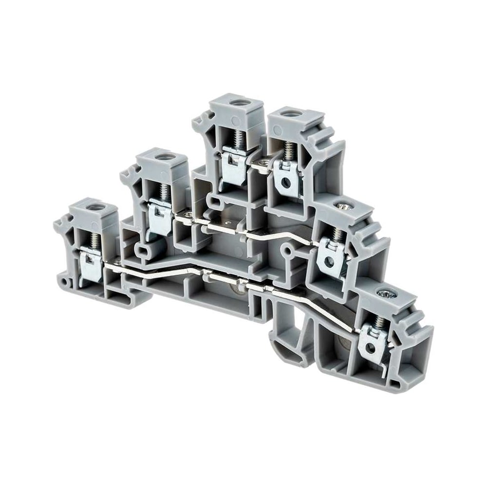 Винтовая трехуровневая клемма MEYERTEC, 2.5 мм2, серая mtu-tr2.5 79574 - выгодная цена, отзывы ...