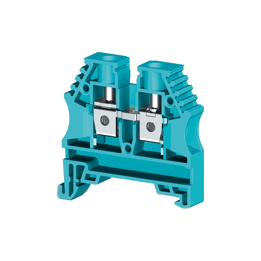 Клеммник на DIN-рейку Klemsan 6мм.кв., синий; AVK6 100 шт. 0.0.0.3 ...