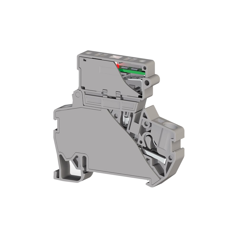 Быстрозажимной пружинный клеммник Klemsan Push in, с держателем ...