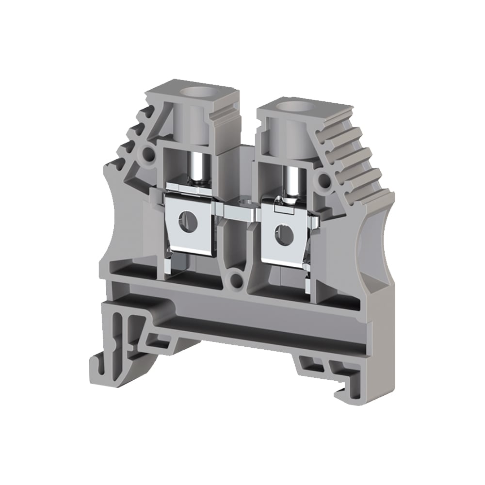 Клеммник на DIN-рейку Klemsan 6мм.кв., синий; AVK6/NM Серия V0 100 шт ...