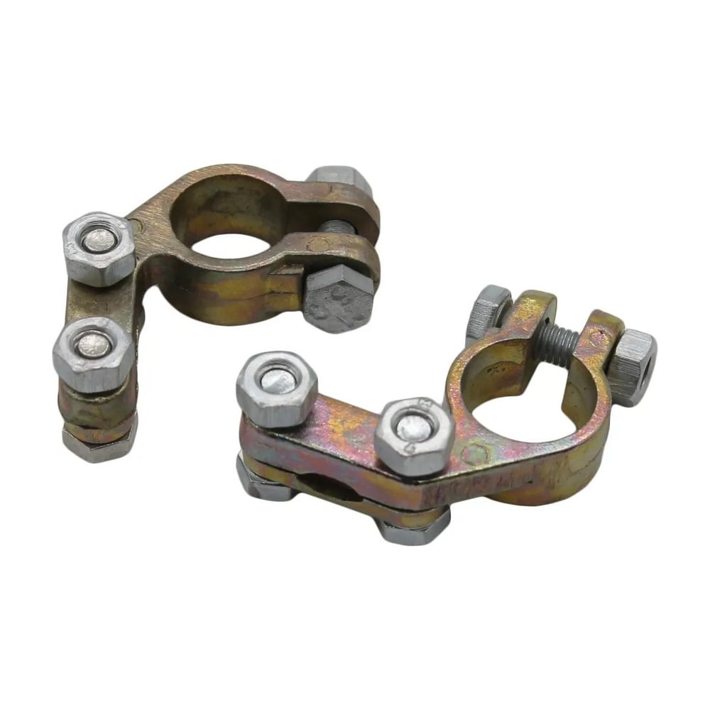 Клеммы АКБ VOLTON кт.2 шт. покрытие латунь Стандарт VLT-235-S ...