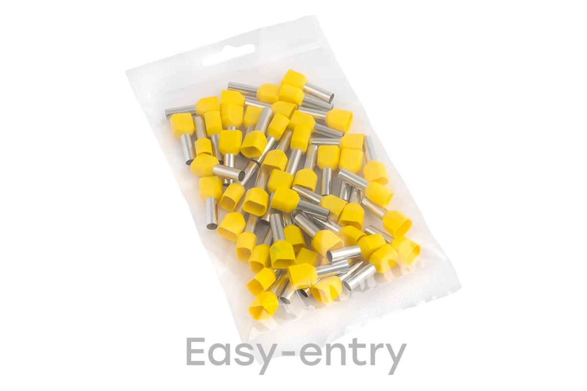 Штыревой втулочный изолированный наконечник EKF НШвИ(2) 6.0-14 50 шт ...