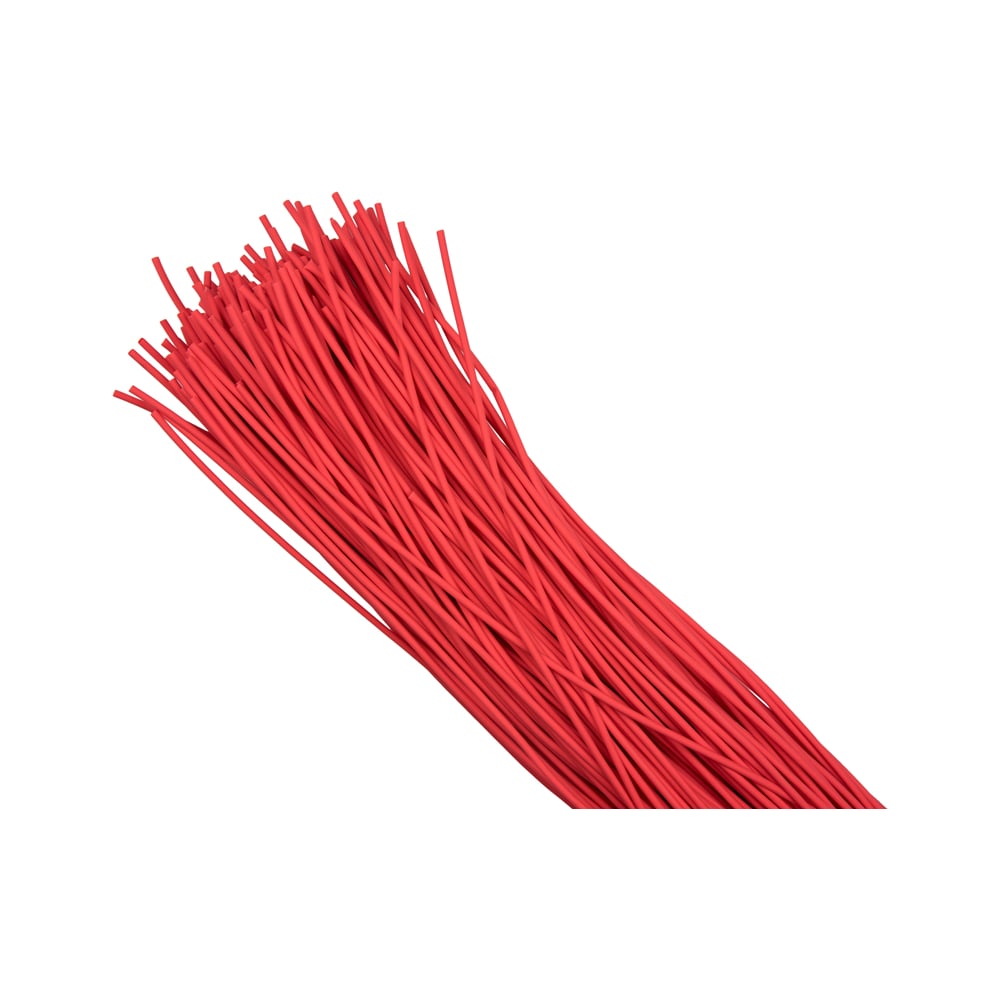 Термоусаживаемая трубка EKF ТУТ 8/4 PROxima красная в отрезках по 1м ...