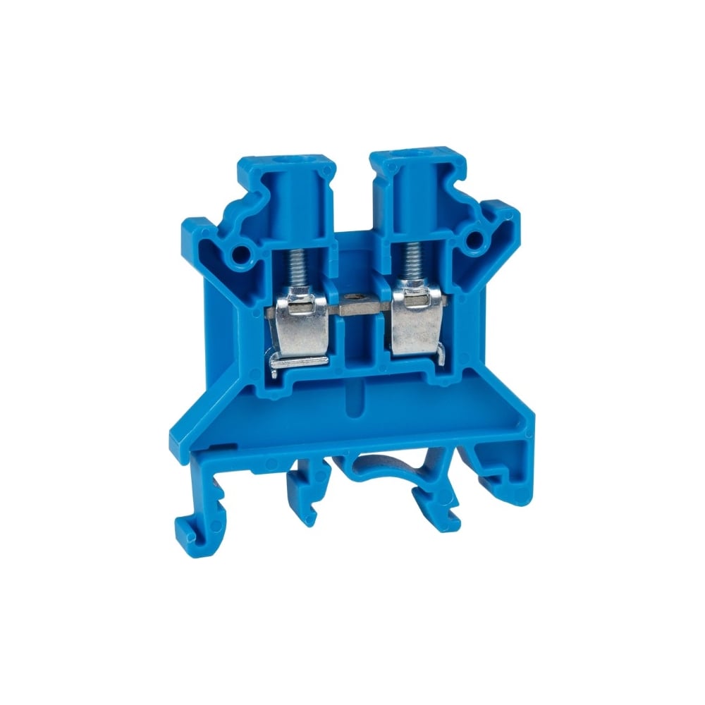 Клемма проходная винтовая КЭАЗ OptiClip CTS-4-I-BU-32A-(0.2-4) синий ...