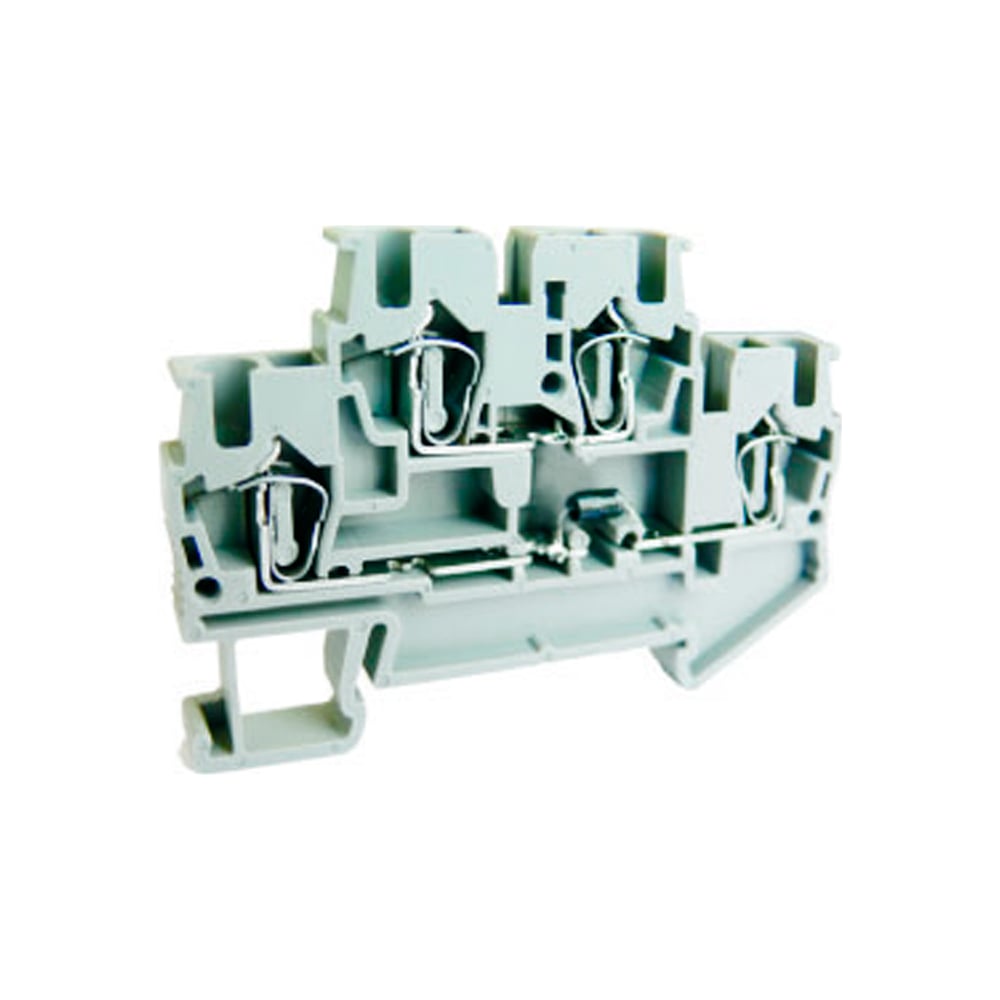 Пружинная двухуровневая клемма UPUN UJ5-2.5/2-2D/XL-RE со встроенным диодом, 60 шт 421337 ...