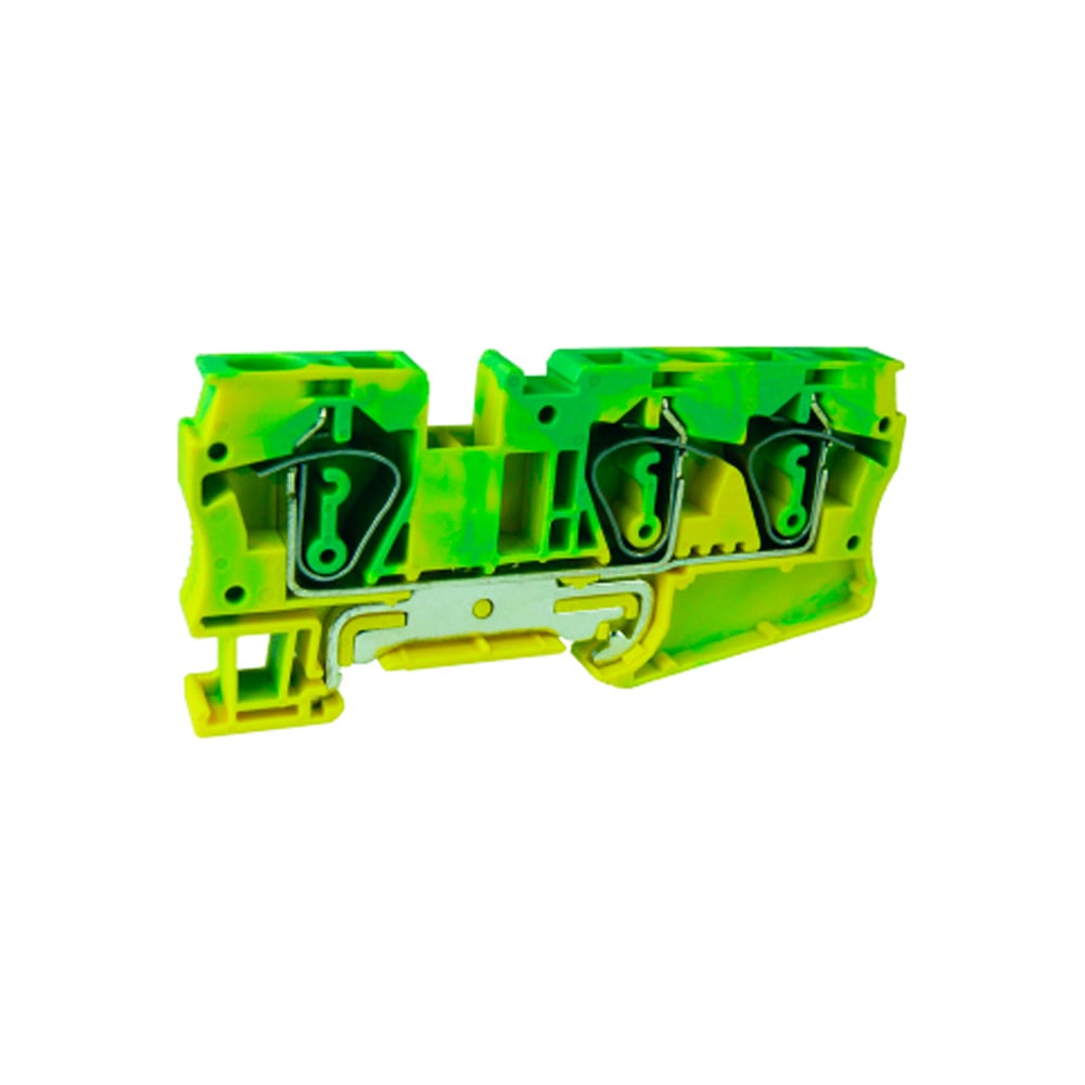 Пружинная заземляющая клемма UPUN UJ5-6/1×2JD, 40 шт 421034 - выгодная цена, отзывы ...