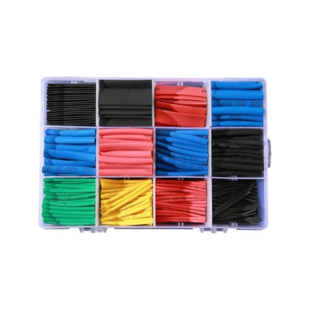 Набор термоусадочных трубок Vitatools 750 шт, в пластиковом кейсе, 1-13 мм TU-750 - выгодная ...