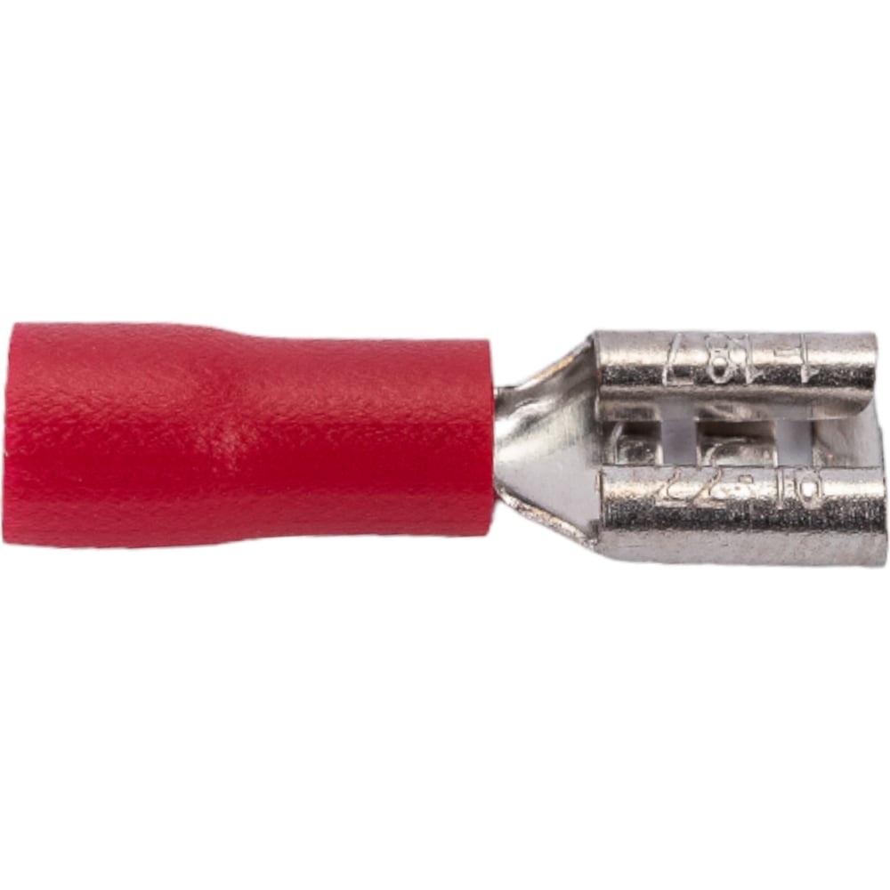 Плоская клемма REXANT изолированная гнездо 5.6 мм 0.5-1.5 мм2 /РПИм 1,25-5 100 шт 08-0412 ...