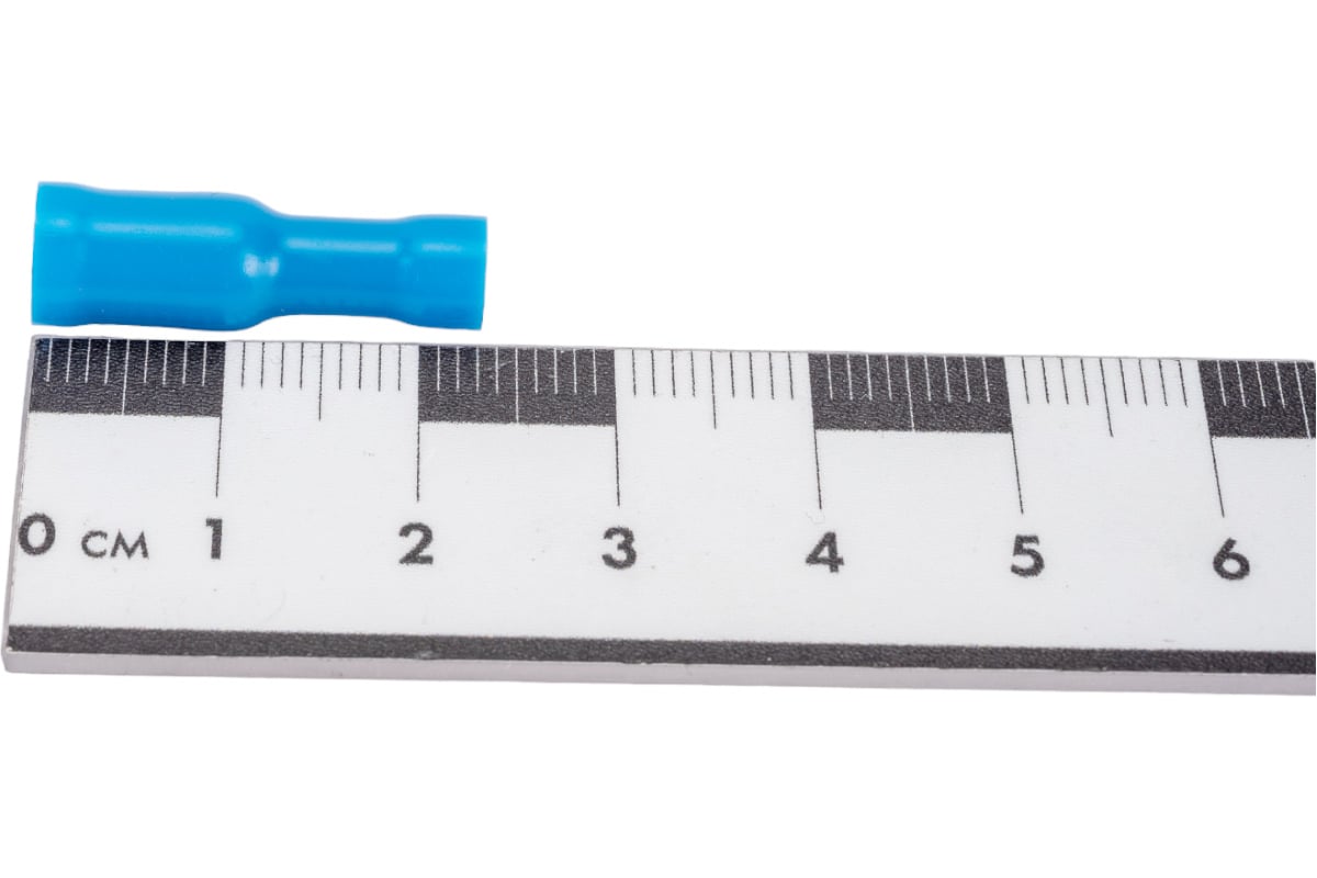 Штекерный изолированный разъем Rexant гнездо 4 мм 1 5 2 5 мм2 синий 100 шт 08 0221 выгодная