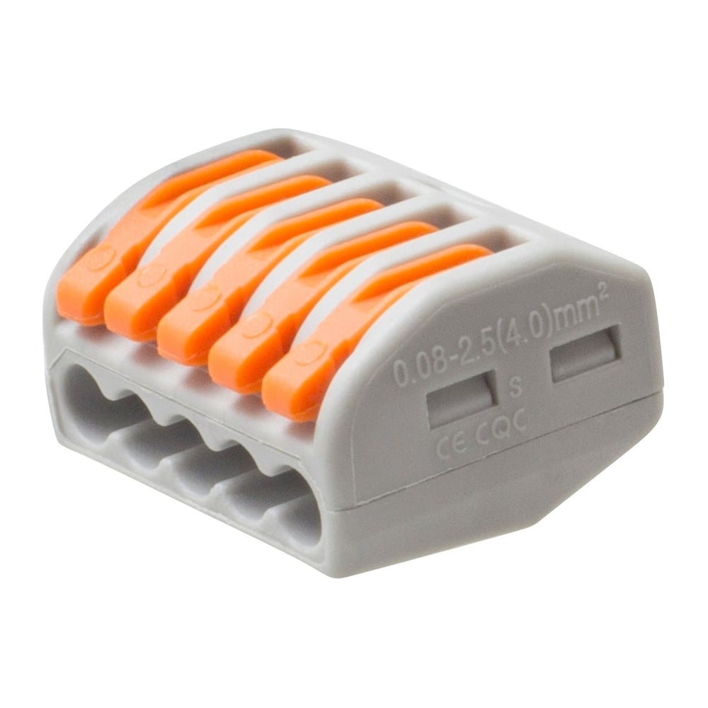 Универсальная строительно-монтажная клемма MasterProf СК 5x2,5 мм 50 шт ЭТ.120023.50 - выгодная ...