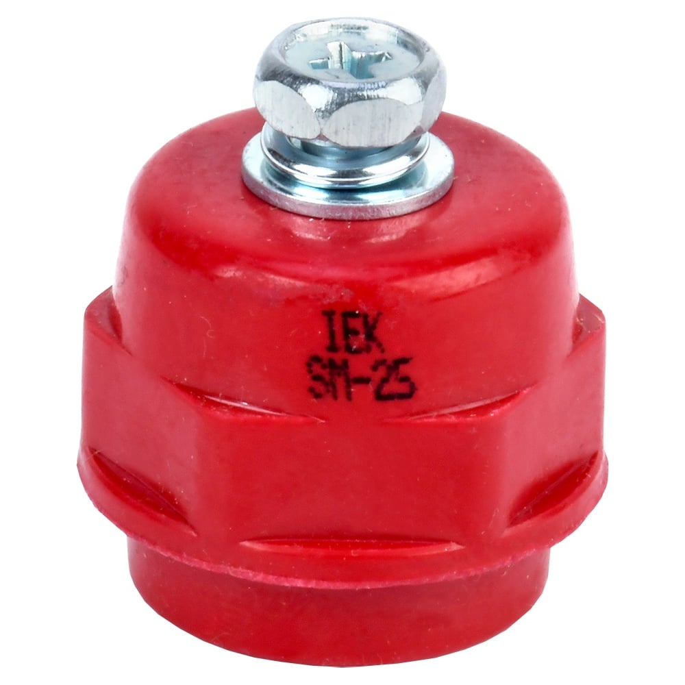 Изолятор шинный IEK SM25 М6, силовой с болтом YIS11-25-06-B - выгодная ...