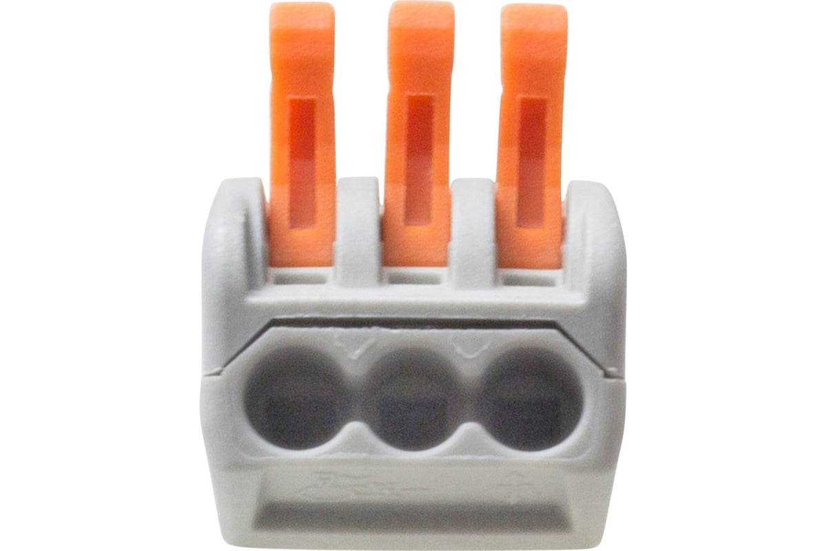 Универсальная строительно-монтажная клемма MasterProf СК 3x2,5мм 50шт ЭТ.120022.50 - выгодная ...