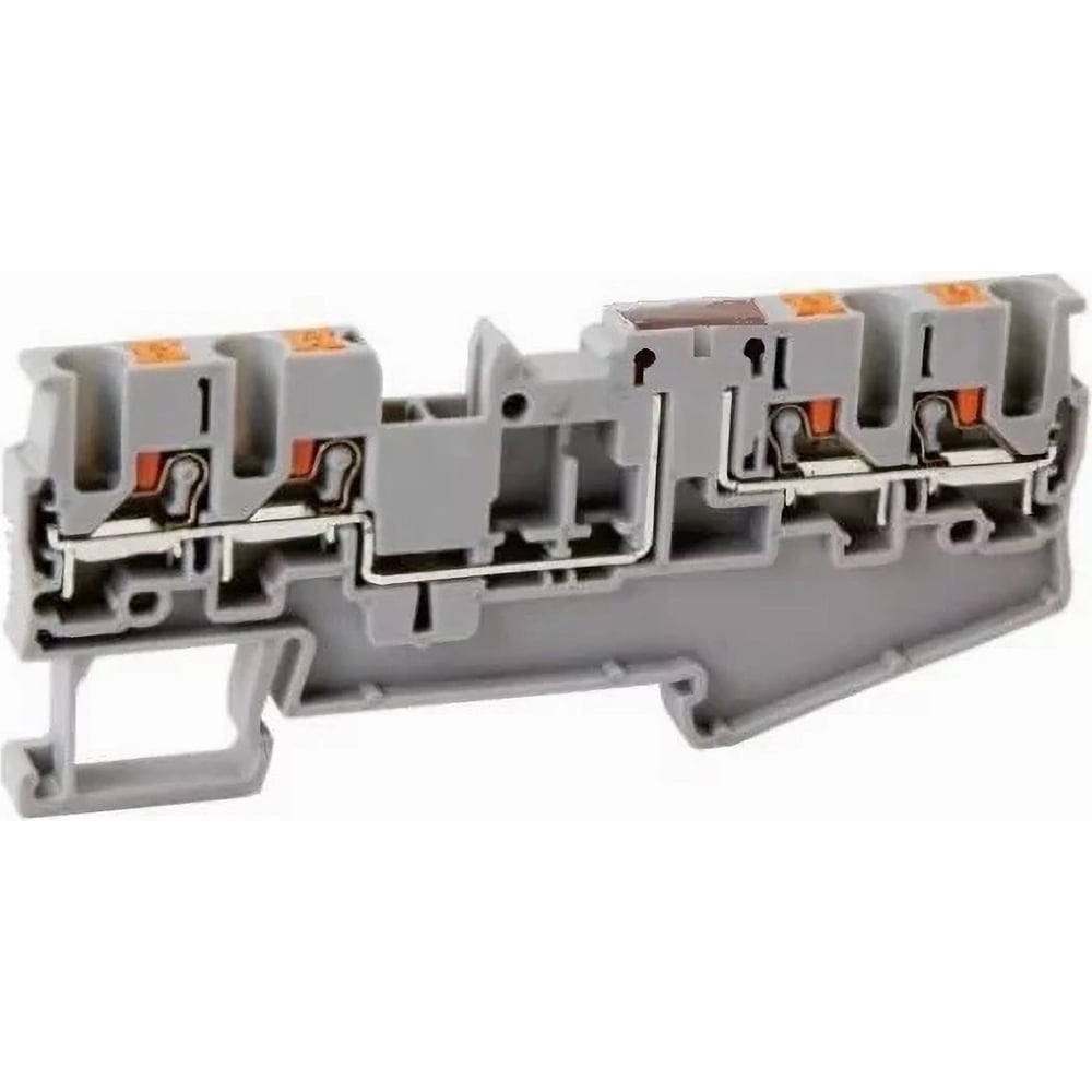 Клемма нажимная с разъединителем UPUN UJ6-2.5/2×2FD, 70 шт 421495 ...