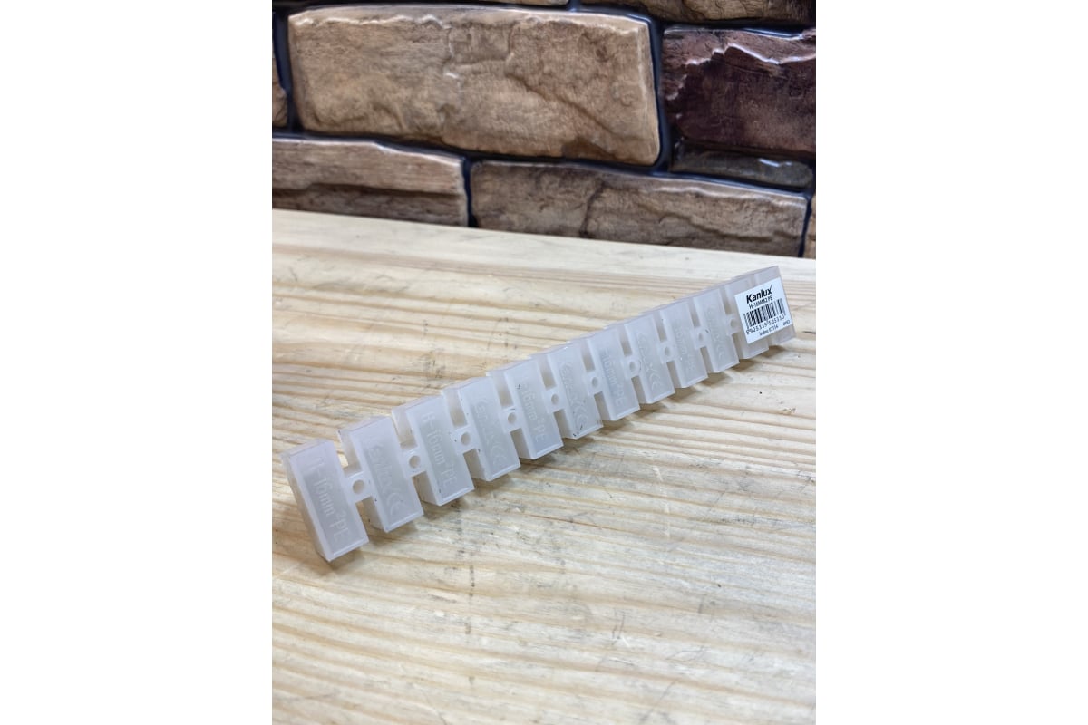 Клеммная колодка KANLUX 12 клемм H-16MM2 PE/ 2114 - выгодная цена ...