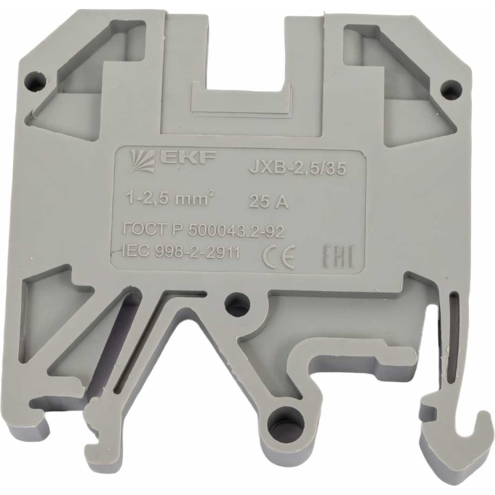 Клеммная колодка EKF JXB-2.5/35 серая 50 шт PROxima plc-jxb-2.4/35gy - выгодная цена, отзывы ...