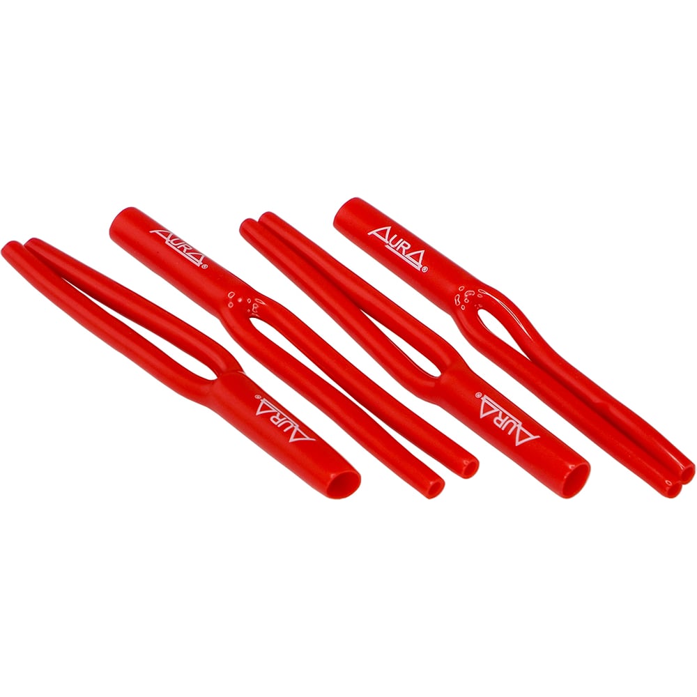 Кабельный ПВХ разветвитель AURA "штаны", 7мм., красный комплект 4 шт ...