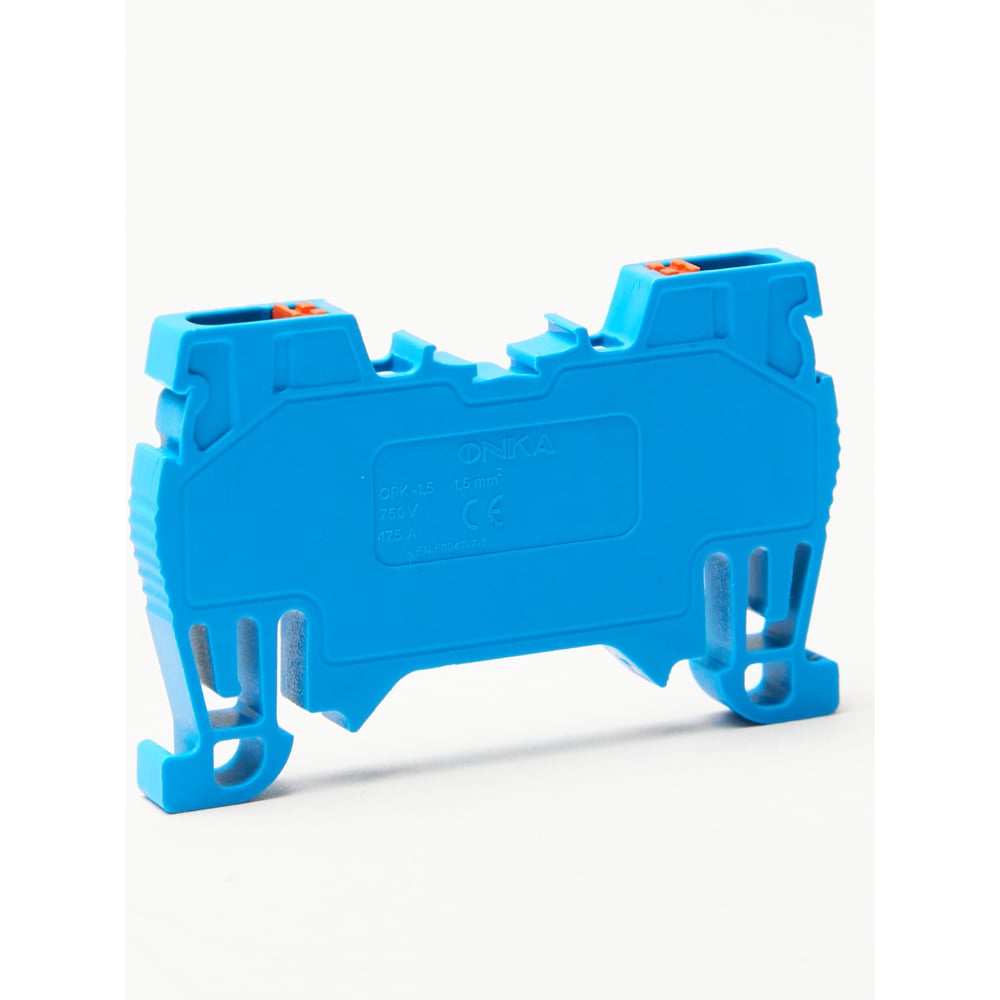 Клемма пружинная Onka OPK 1,5, 1,5 кв мм (синий) 1020005 - выгодная ...