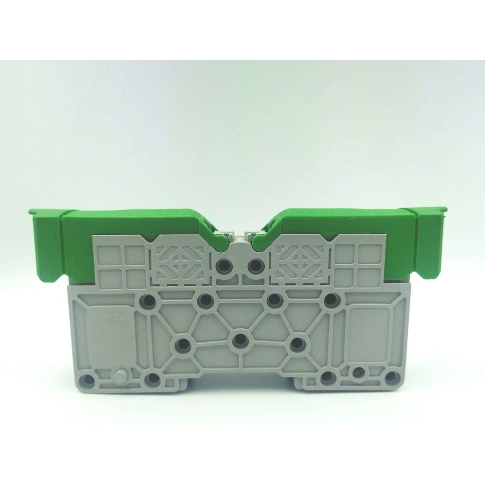 Силовой клеммник на DIN-рейку ONKA 150 мм.кв., болт., MRK 150B, зеленый ...