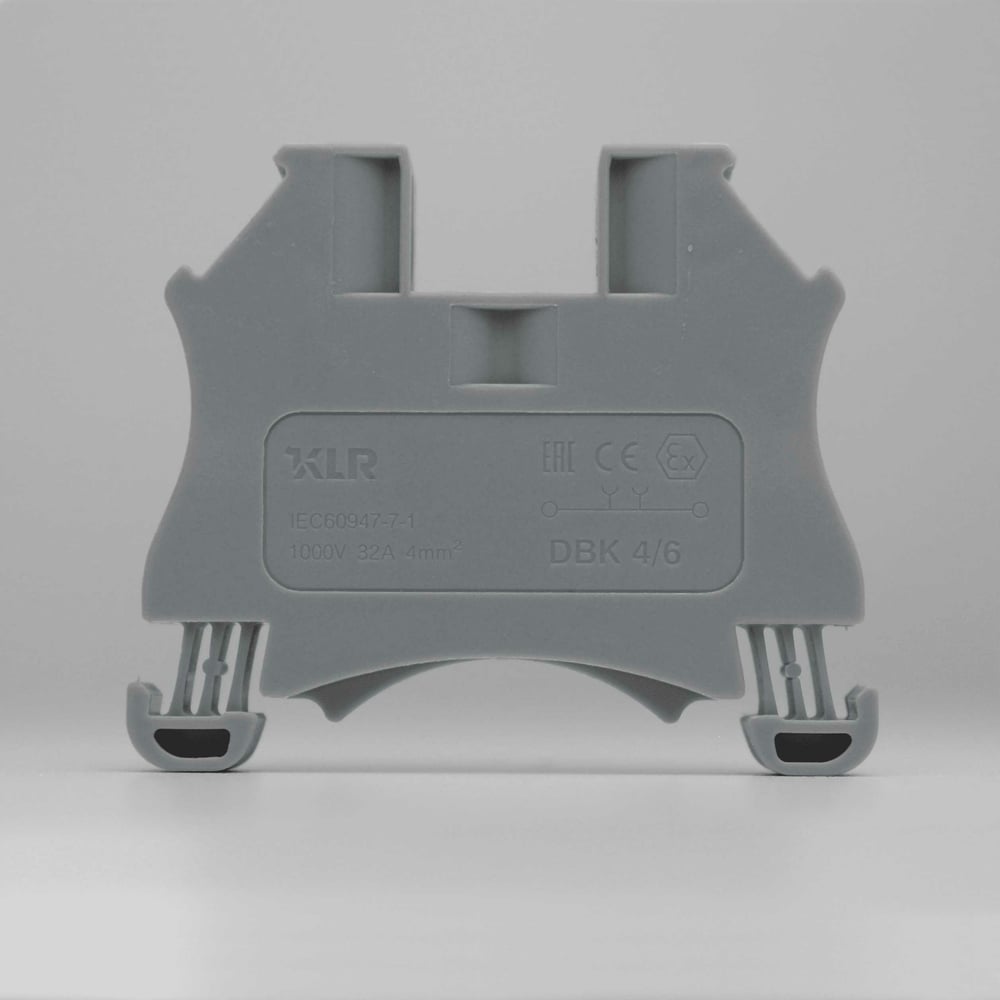 Набор клемм KLR DBK 4/6 (серый) - 10 шт 4000010 - выгодная цена, отзывы, характеристики, фото ...