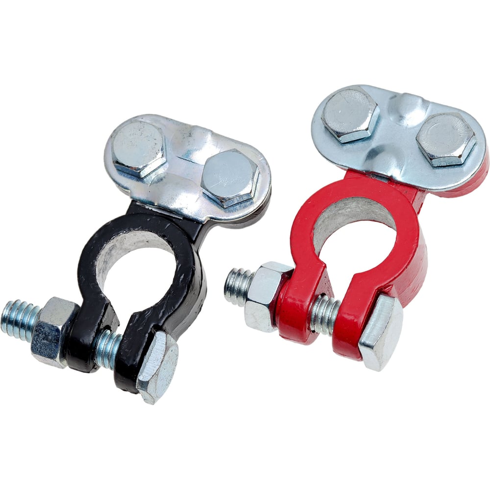 Клеммы АКБ в комплекте StartVOLT свинец, прижимная планка до 50 мм SBT 007 - выгодная цена ...