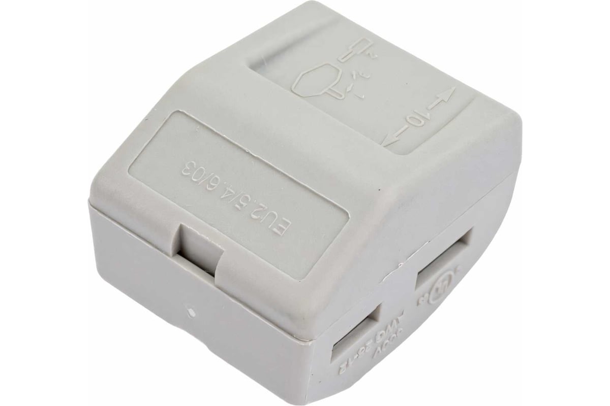 Строительно-монтажная клемма (СМК) ЭРА NO-222-23 модель 413, с рычагом ...