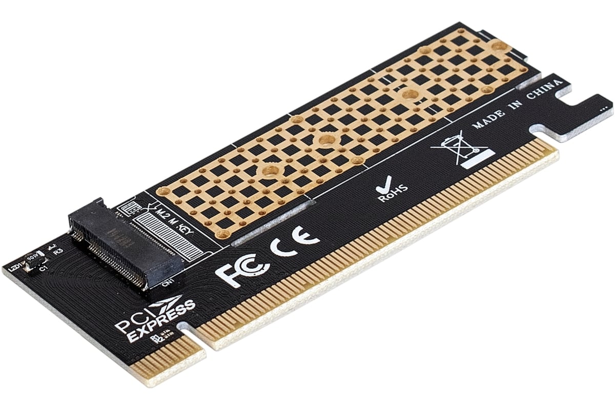 Переходник ExeGate EXE-529 M.2 M key - PCI-E x16 rev.3.0, для установки ... Переходник ExeGate EXE-529 M.2 M key - PCI-E x16 rev.3.0, для установки ...