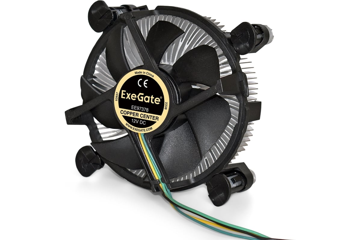 Кулер ExeGate EЕ97378 Al+Cu, LGA775 1150 1151 1155 1156 1200, TDP 95W ...