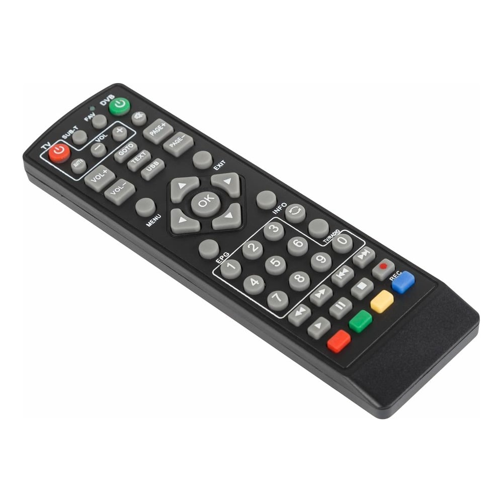Пульт REXANT универсальный, для DVB-T2, с функцией управления ...