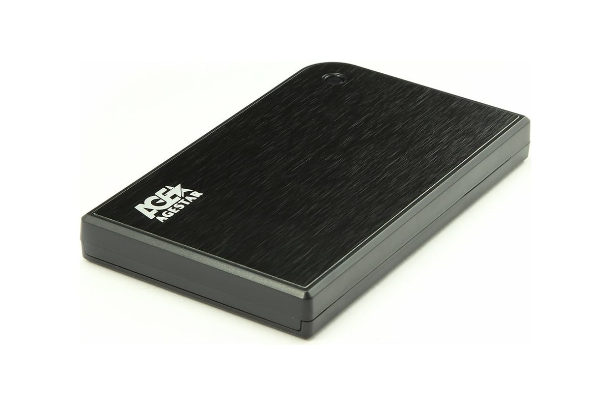 Внешний корпус AgeStar USB 3.0 2.5" SATA, алюминий, черный, безвинтовая ...