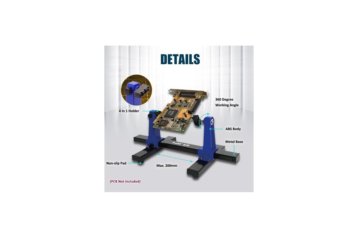 Регулируемый держатель печатных плат Pro'sKit SN-390 00380193 ...
