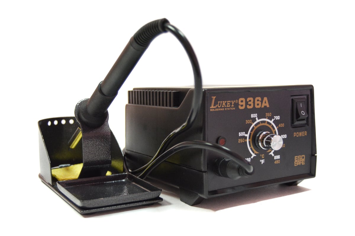 Паяльник с регулировкой температуры LUKEY 936A 4322 М0007586 - выгодная ...