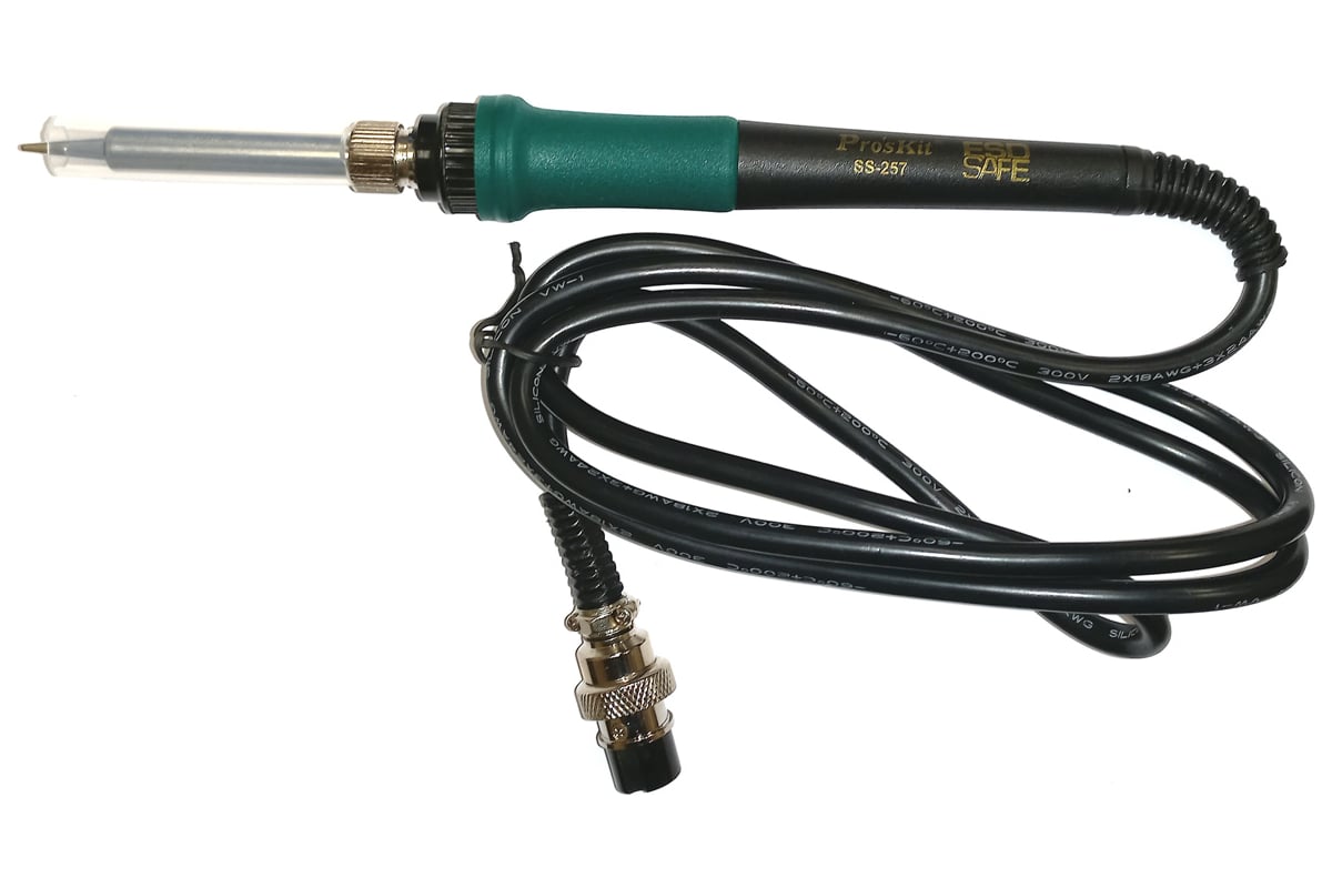 Сменный паяльник для SS-257 ProsKit 9SS-257-SI 220В/75Вт (жало типа B ...