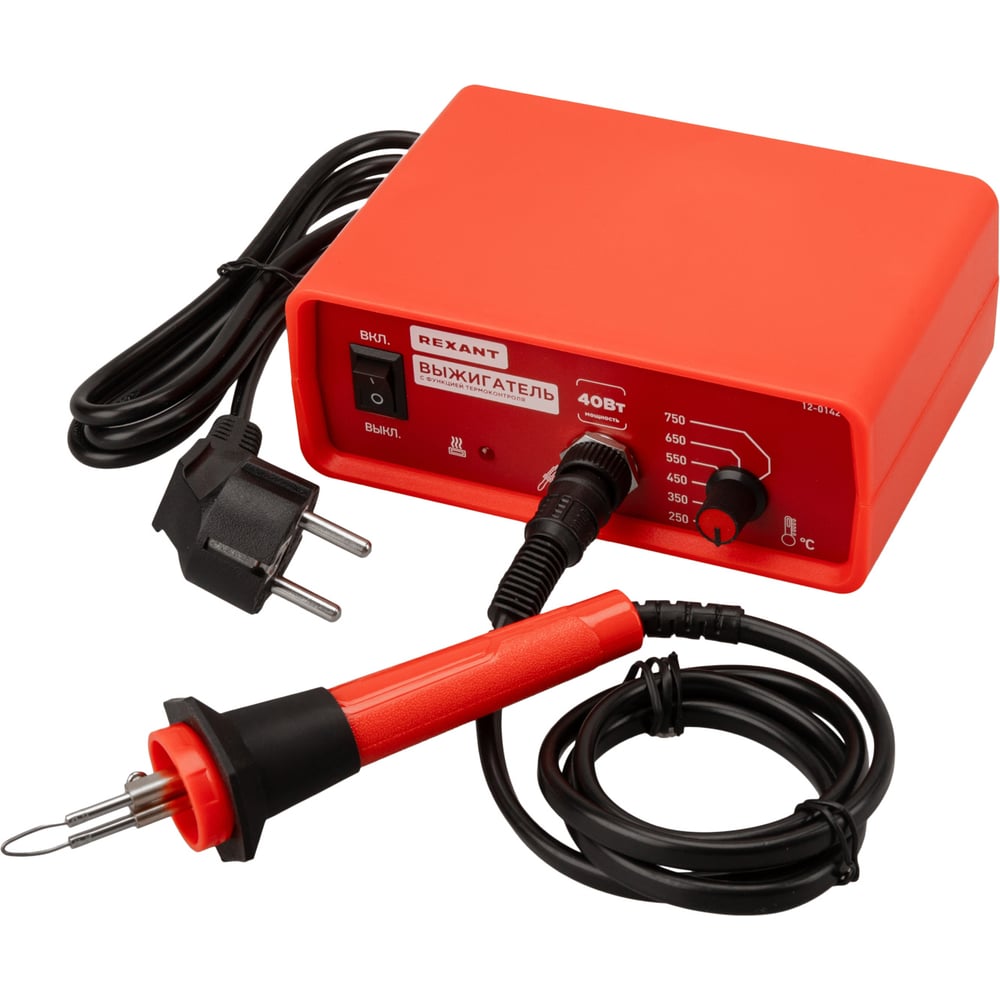 Универсальный выжигательный прибор с функцией термоконтроля 220В 40Вт REXANT 12-0142 - выгодная ...