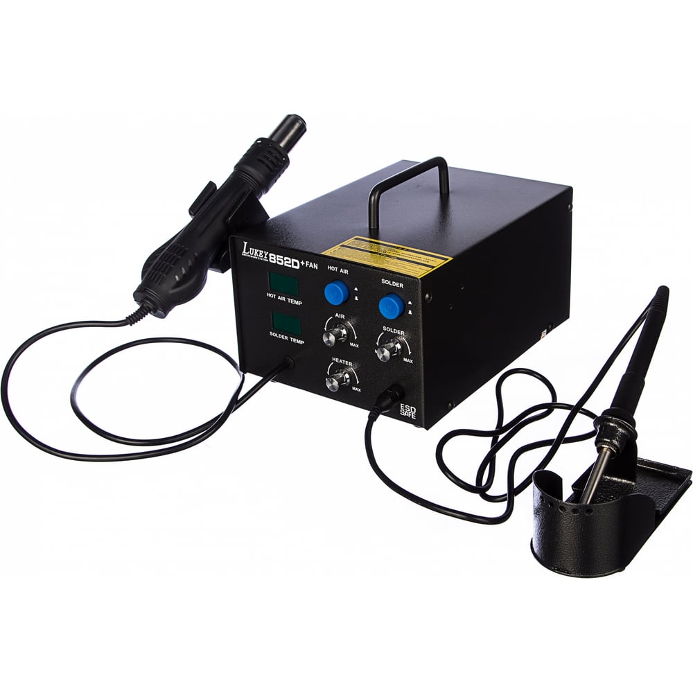Паяльная станция LUKEY 852D+FAN 6832 М001236 - выгодная цена, отзывы, характеристики, 1 видео ...