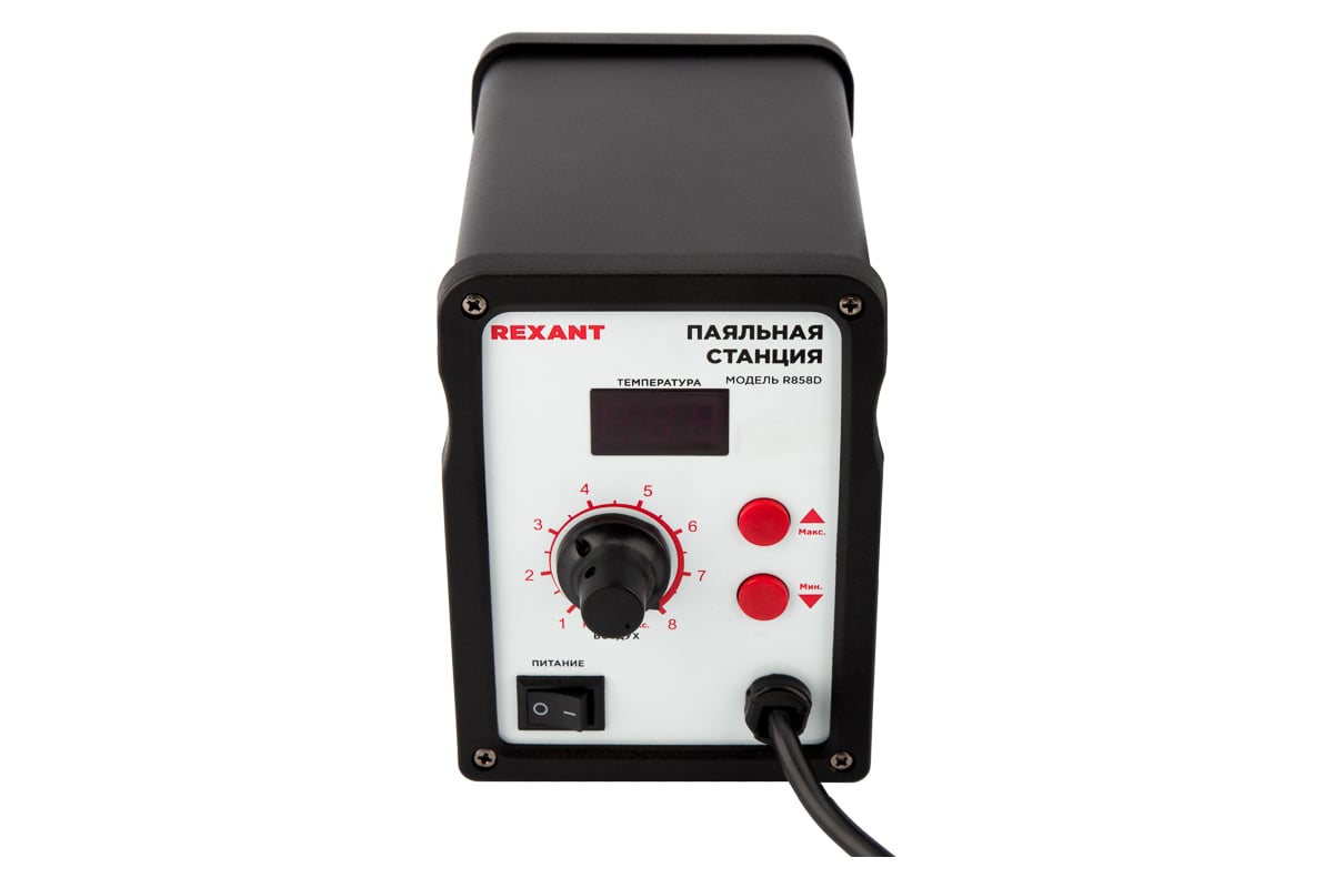 Паяльная станция REXANT R852 12-0723 - выгодная цена, отзывы, характеристики, 1 видео, фото ...