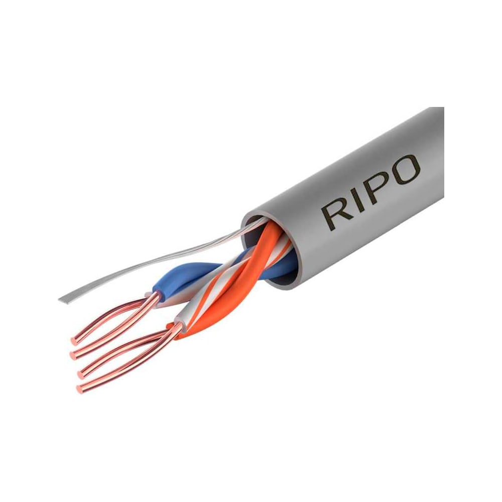Кабель витая пара Ripo Utp2 cat5e 24awg cca (25м) 001-111001/25 - выгодная цена, отзывы ...