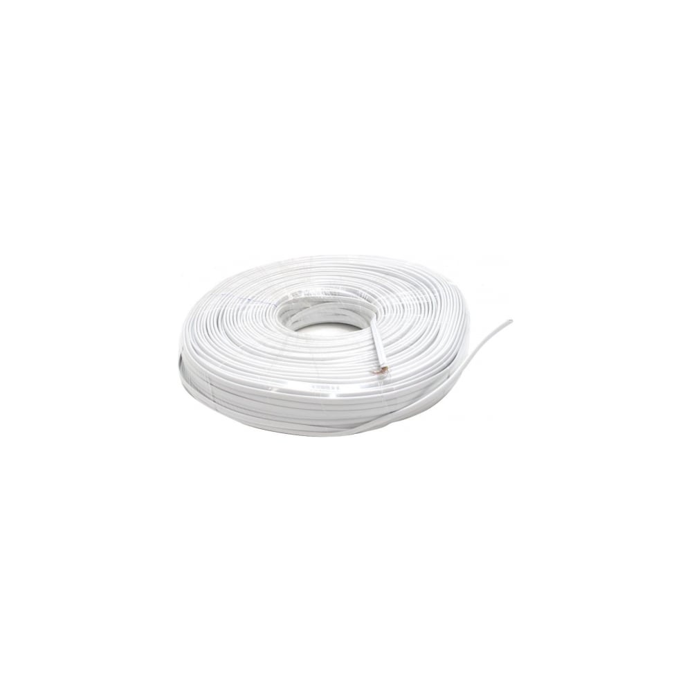 Телефонный кабель TWT 4 жилы, 26 AWG, многожильный, плоский, серый ...