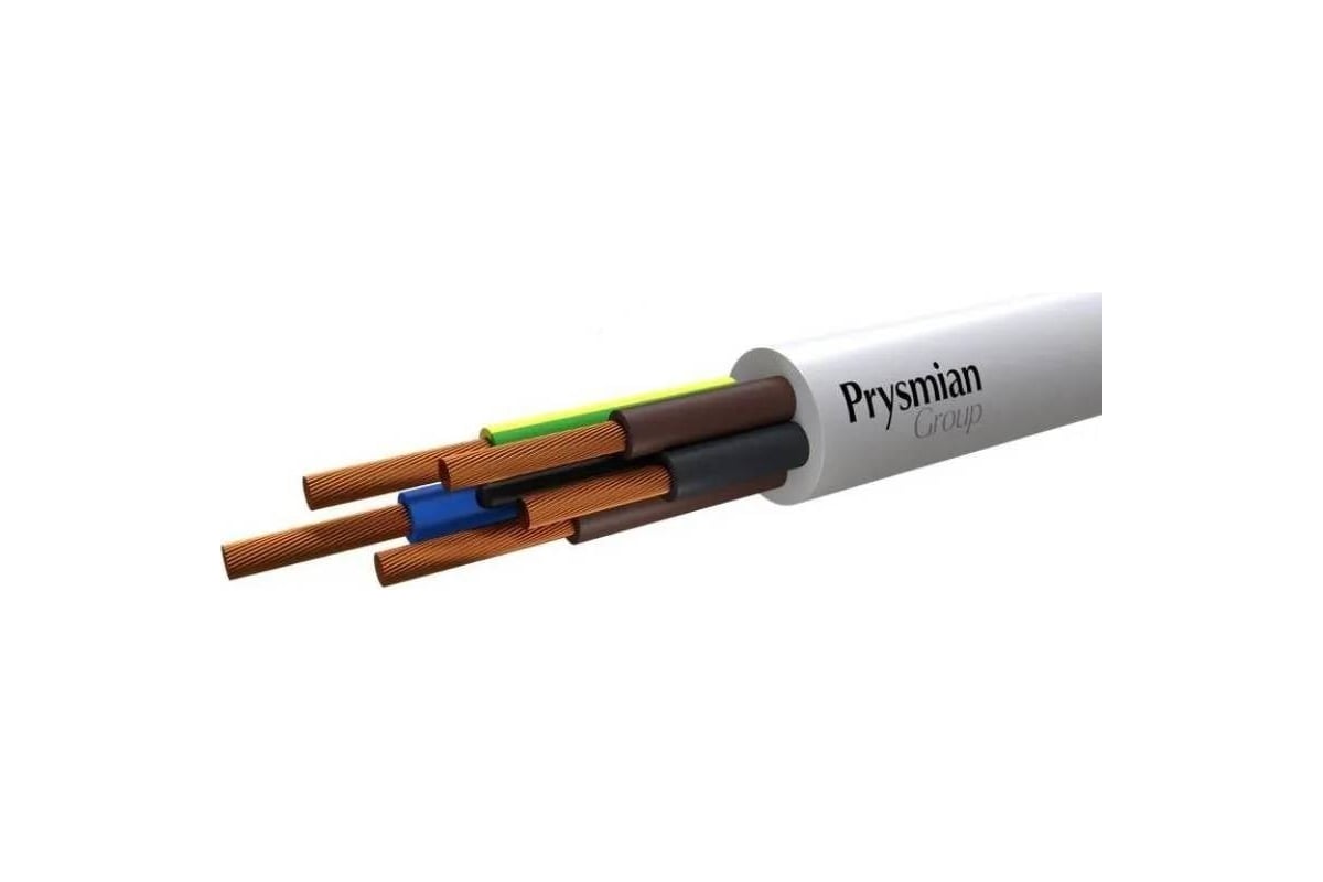 Кабель PRYSMIAN ПВС 5x1,5 100 метров 105040201 - выгодная цена, отзывы ...