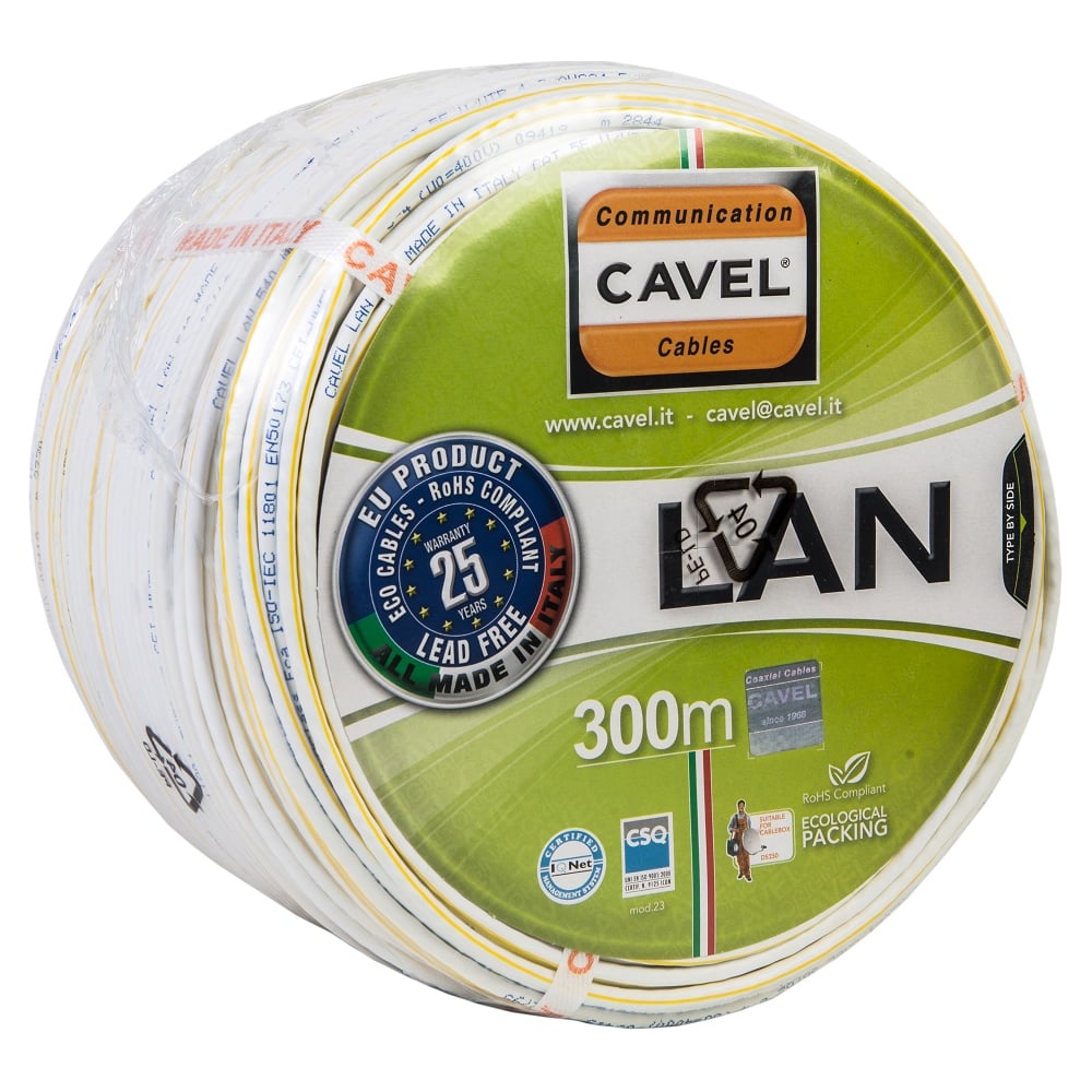 Витая пара CAVEL LAN 540-GI UTP, 5-E, 300 метров C00005225 - выгодная ...
