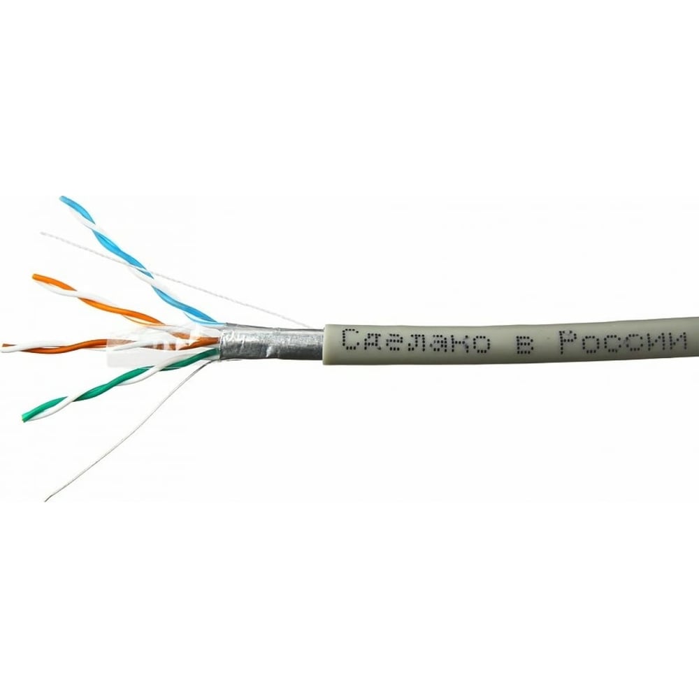 Витая пара TWIST 5е SkyNet Standard FTP 4x2x0.5 Cu внутренний PVC серый ...