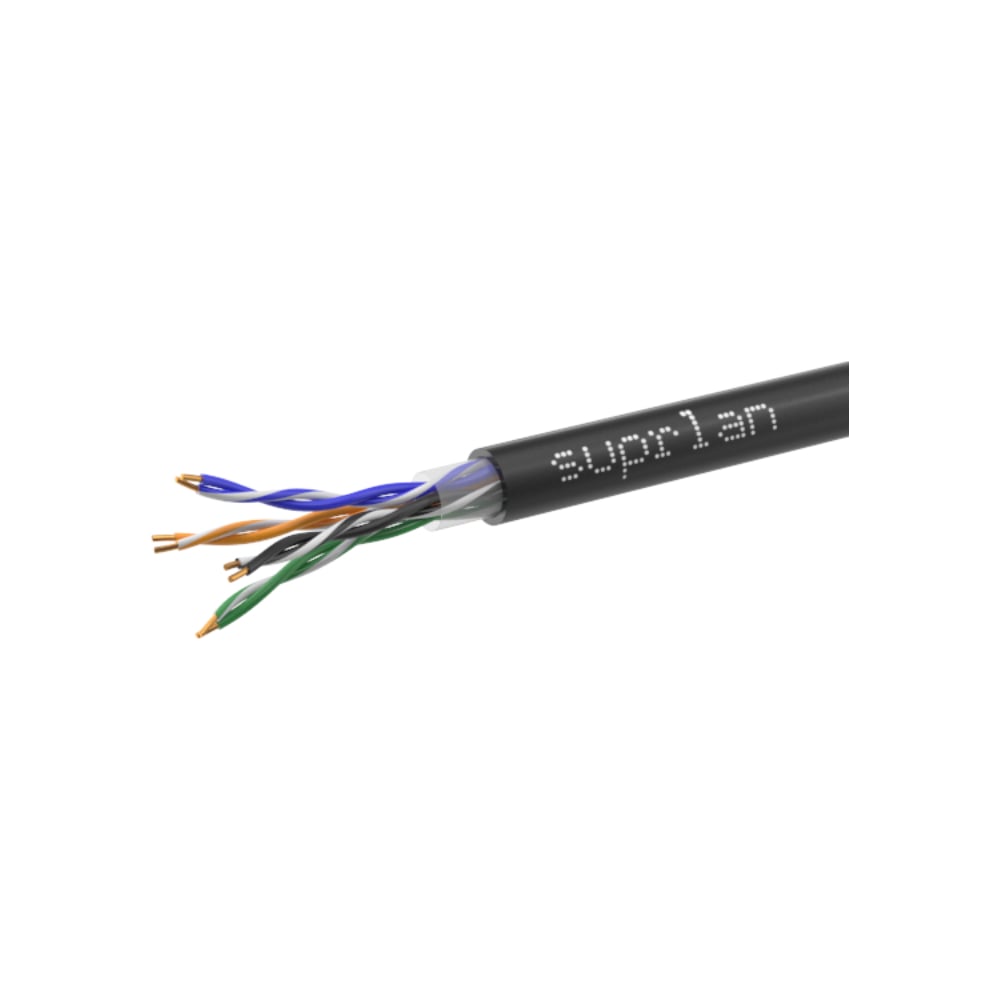 Сетевой интернет кабель витая пара SUPRLAN медный Standard UTP Cat.5e ...