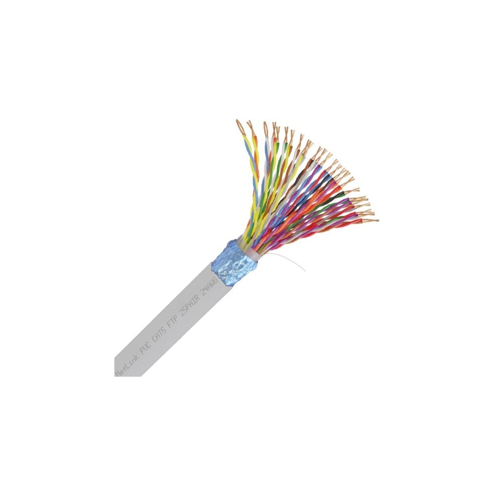 Кабель Netlink NL-CU FTP 25PR 24 AWG CAT5 305м ВНУТРЕННИЙ УТ000003095 ...