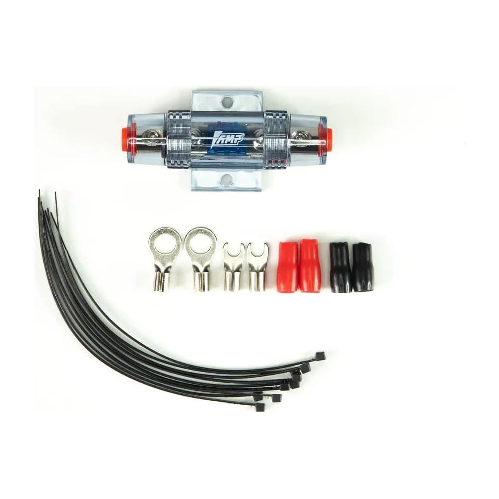 Провода комплект AMP MASS 4.08 для 4х канального усилителя (CCA)(10 ...